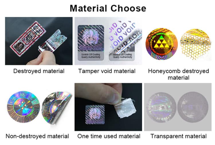 Anti-Counterfeit label - YBJ Label Printing